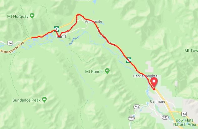 Legacy Trail – Canmore to Banff with Vermillion Lakes extension Out and ...